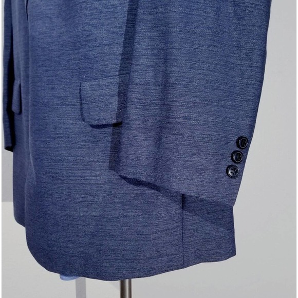 countess mara | Suits & Blazers | Vintage 46r French Blue Tonal Wave ...